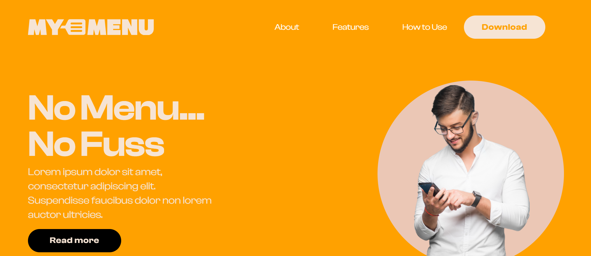 My Menu Brochure Website